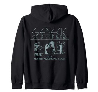 F4NT4STIC Genesis North American Tour 74 Rock Band Music Kapuzenjacke