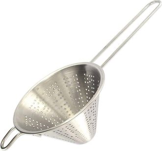 Fackelmann 28373 INOX, conique de diamètre, passoire Chinois Edelstahl, Kegel, 14 cm Durchmesser, chinesisches Sieb, grau
