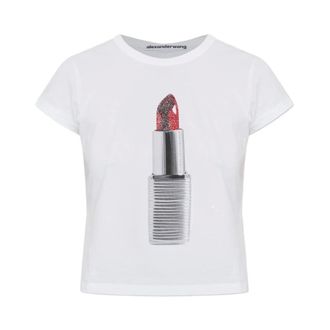 Alexander Wang Femme, Tops, Blanc, Taille: 40 FR Alexander Wang T-shirts et Polos