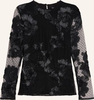 Ana Alcazar Longsleeve Aus Mesh schwarz