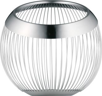 WMF Lounge Obstkorb groß 19 cm, dekorative Obstschale, Brotkorb, Cromargan Edelstahl matt