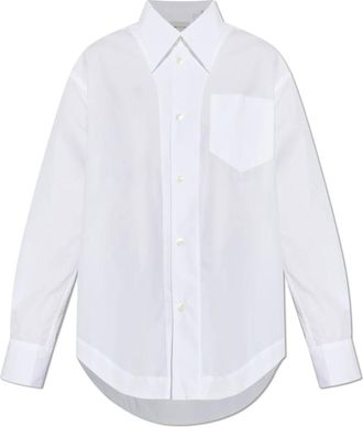 Ami Femme, Blouses et Chemises, Blanc, Taille: 34 FR Chemise avec poche