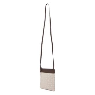 Bulgari Sac bandouli&egrave;re en toile Pre-owned - Femme - Pre-owned - Beige - Taille: ONE Size