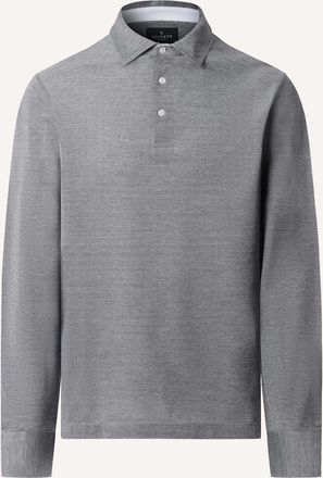 Hackett Poloshirt Oxford Pique Polo Ls blau