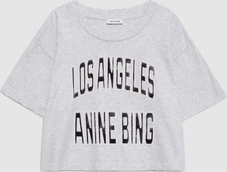 Anine Bing Tee Shirt Johnny Grey Melange