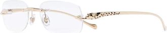 Cartier Panth&egrave;re Brillenrahmen - - Accessories - unisex - Gelb - 52 MM