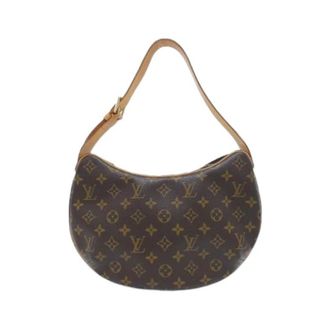 Louis Vuitton Pre-owned Monogram Croissant Umh&auml;ngetasche - - Pre-owned - Damen - Braun - ONE SIZE