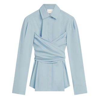 JOSH V Femme, Blouses et Chemises, Bleu, Taille: 40 FR Luann Blouse