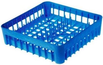 Lacor Geschirrständer, Kunststoff, blau, 35 x 35 x 12 cm