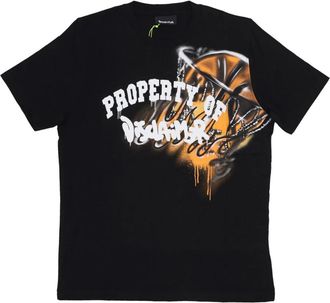 Disclaimer Schwarzes Herren Choke Tee Baumwollshirt - - Tops - Herren - Schwarzk - L