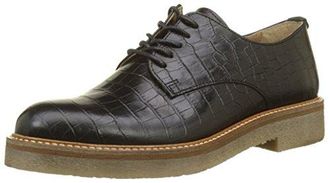 Kickers Oxfork, Derbies Femme, Noir, 38