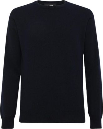 Alpha Studio Pull col rond - Homme - Pulls - Bleu - Taille: L