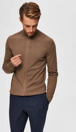 Selected Strickjacke SLHBERG FULL ZIP CARDIGAN NOOS