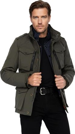 Schott NYC Herren Jacke FIELD, Gr. 48/50 (M), Grün (khaki)