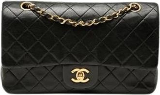 Chanel Sac port&eacute; &eacute;paule Pre-owned Double Flap - Femme - Pre-owned - Noir - Taille: ONE Size