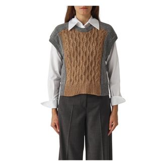 Nenette Femme, Vestes, Gris, Taille: 38 FR Gilet