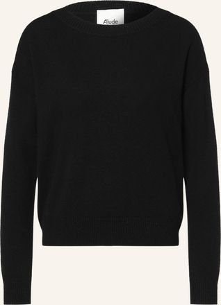 Allude Allude Cashmere-Pullover schwarz