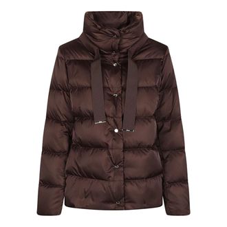 Herno Cape aus Satin - - Jackets - Damen - Braun - L