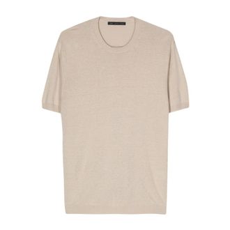 low brand Rundhals-Strickware - - Knitwear - Herren - Beige - 2XL