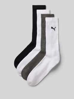 Puma Socken mit Logo-Stitching im 4er-Pack