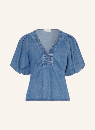 Neo Noir Neo Noir Jeansbluse Irina blau
