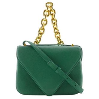Bottega Veneta Pre-owned Cuir sacs-main - Femme - Pre-owned - Vert - Taille: ONE Size