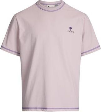 Faguo T-shirt Lugny en coton m&eacute;lang&eacute;