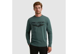 PME Legend Sweatshirt Crewneck soft terry with logo mit Logo Print
