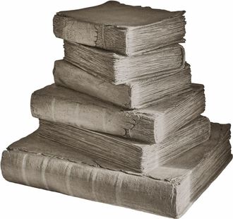 Loberon Deko-Buch Fjardo, detailreich gestaltet, antik inspiriert, Vintage-Flair, Dekoration, Dekoobjekt, Polyresin, antikgrau