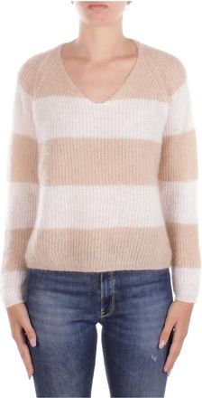 Max Mara Femme, Pulls, Multicolore, Taille: 38 FR Pull Élégant avec Mohair et Laine