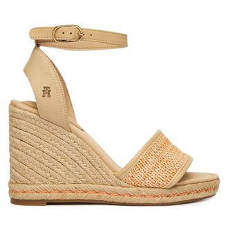 Tommy Hilfiger Espadrilles Tommy Hilfiger High Wedge Espad FW0FW09471 Hellbeige