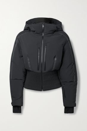 Aztech Mountain Vertical Nuke Wattierte Skijacke Mit Daunenf&uuml;llung - Schwarz