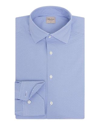 Stenstr&ouml;ms Stretch-Hemd mit geometrischem Muster, Slimline in