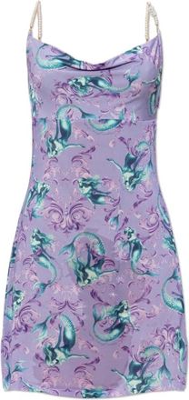 Versace Jeans Couture Femme, Robes, Violet, Taille: 34 FR Robe &agrave; bretelles de perles