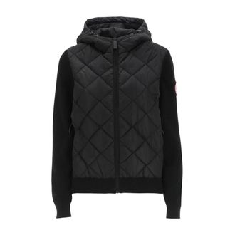 Canada Goose Schwarze Winterjacke mit Kapuze - - Jackets - Damen - Schwarzk - S