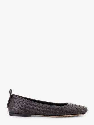 Bottega Veneta Charlotte leather ballerinas with Intrecciato motif - BOTTEGA VENETA - gender_Woman