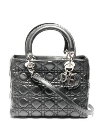 Dior 2009 Lady Dior Handtasche - Schwarz