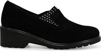 Melluso Mocassins en Daim Noir pour Femme r35738z 36.5