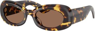 Oliver Peoples unisex, Accessoires, Brun, Taille: 53 MM 0Ov5606Su