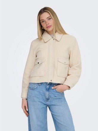 Only Kurzjacke ONLKIKI-MONI SHORT JACKET PNT Kunstfaser