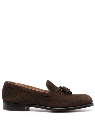 Crockett & Jones Cavendish Loafer aus Wildleder - Braun