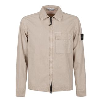 Stone Island Herren, Jacken, Beige, SGr&ouml;&szlig;e