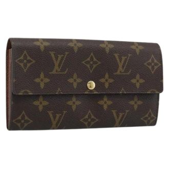 Louis Vuitton Portefeuille Long Pre-owned - Femme - Pre-owned - Brun - Taille: ONE Size