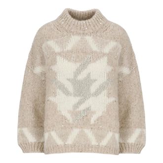 PESERICO Damen, Strickwaren, Beige, XSGr&ouml;&szlig;e