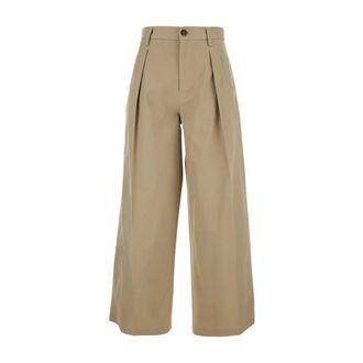Tela Weite Hosen - - Trousers - Damen - Beige - XS