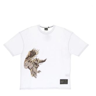 Dolly Noire Homme, Tops, Blanc, Taille: XL Eagle Owl Over Tee