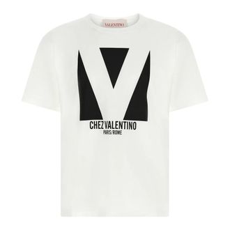 Valentino Garavani T-Shirts - - Tops - Herren - Wei&szlig; - XL