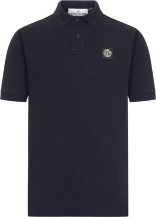 Stone Island Homme, Tops, Bleu, Taille: M Polo Logo