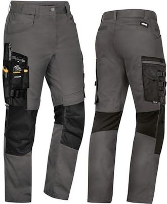 Uvex Echor - Pantalon de Travail pour Hommes - Gris - Taille 60