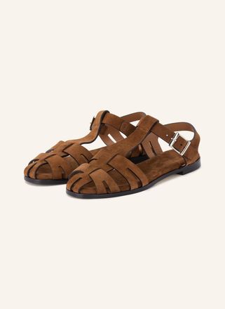Via Mercanti Viamercanti Sandalen Fisher braun